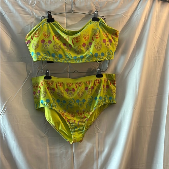 Disney | Swim | Disney Yellow Bikini With Character Print | Poshmark